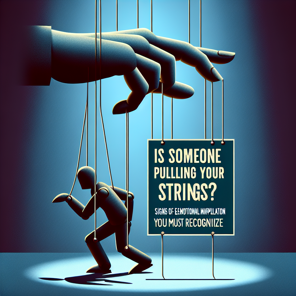 Is Someone Pulling Your Strings? Signs of Emotional Manipulation You ...