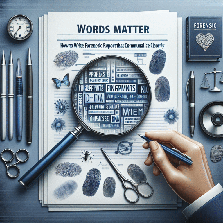 Words Matter: How to Write Forensic Reports That Communicate Clearly ...