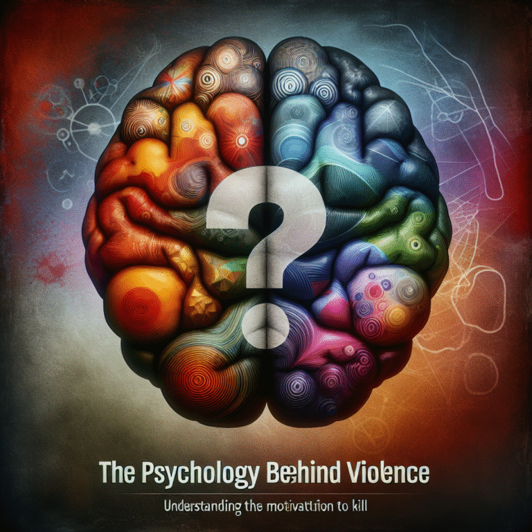 The Psychology Behind Violence: Understanding the Motivation to Kill ...