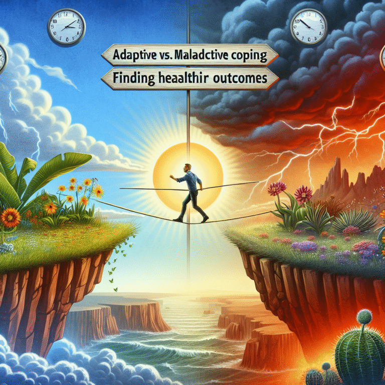 Adaptive vs. Maladaptive Coping: Finding the Balance for Healthier ...