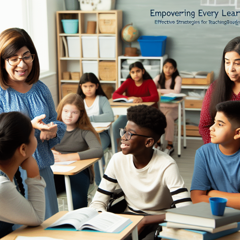 Empowering Every Learner: Effective Strategies for Teaching Students ...
